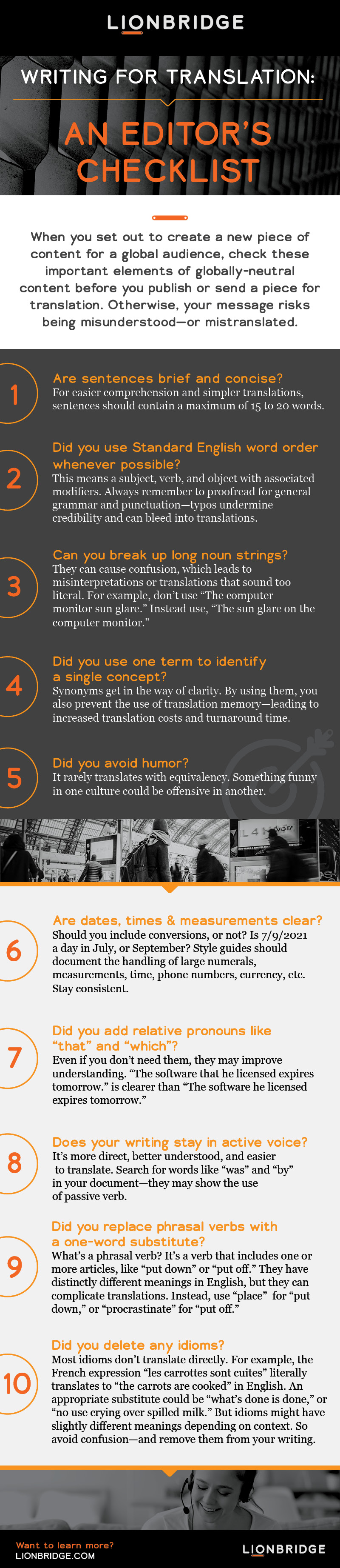 Tips for Writing for Translation: Reduce Costs and Turnaround