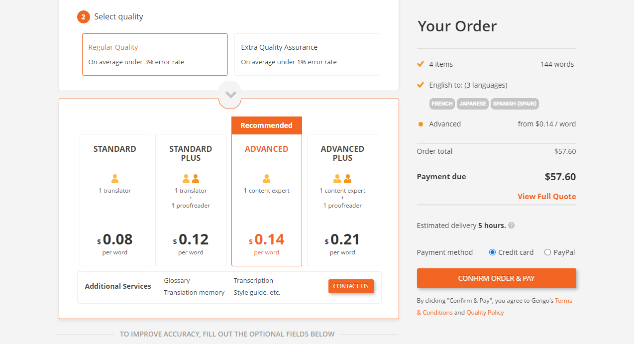 How To Use Lionbridge’s Online Translation Ordering Platform