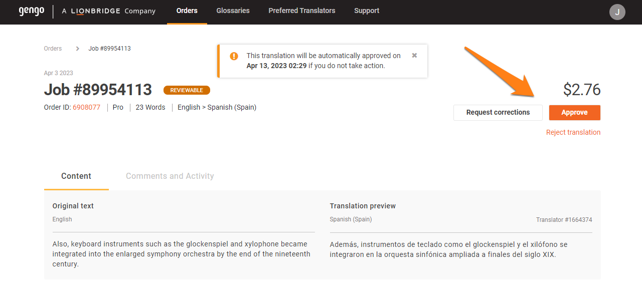 How To Use Lionbridge’s Online Translation Ordering Platform