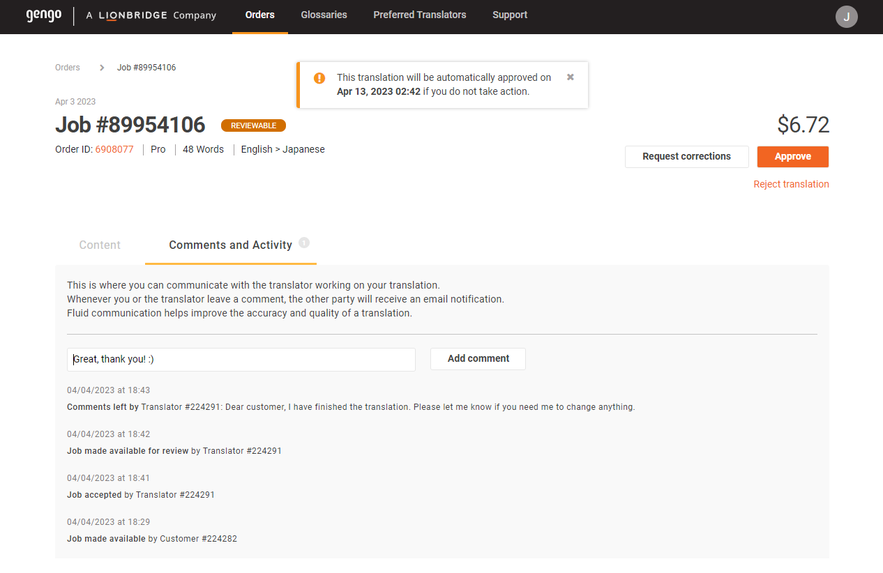 How To Use Lionbridge’s Online Translation Ordering Platform